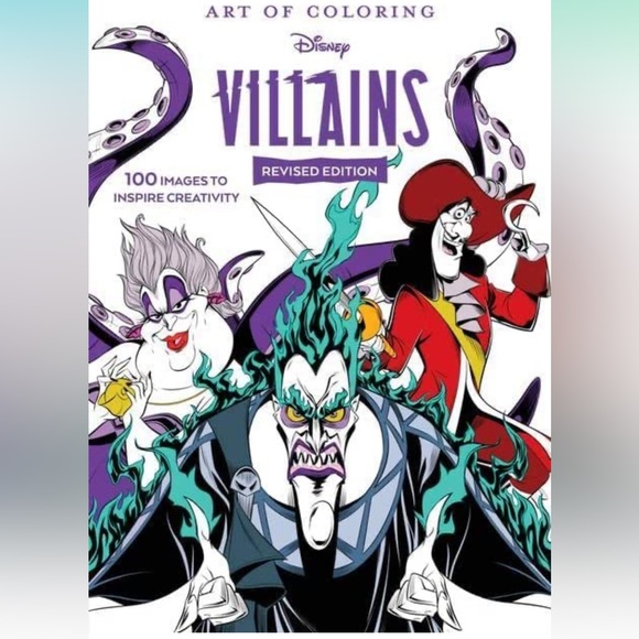 Disney | Other | Art Of Color Disney Villains Coloring Book | Poshmark